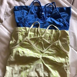 Zella | Tops | Zella Bundle Of Tops Blue And Green Medium | Poshmark